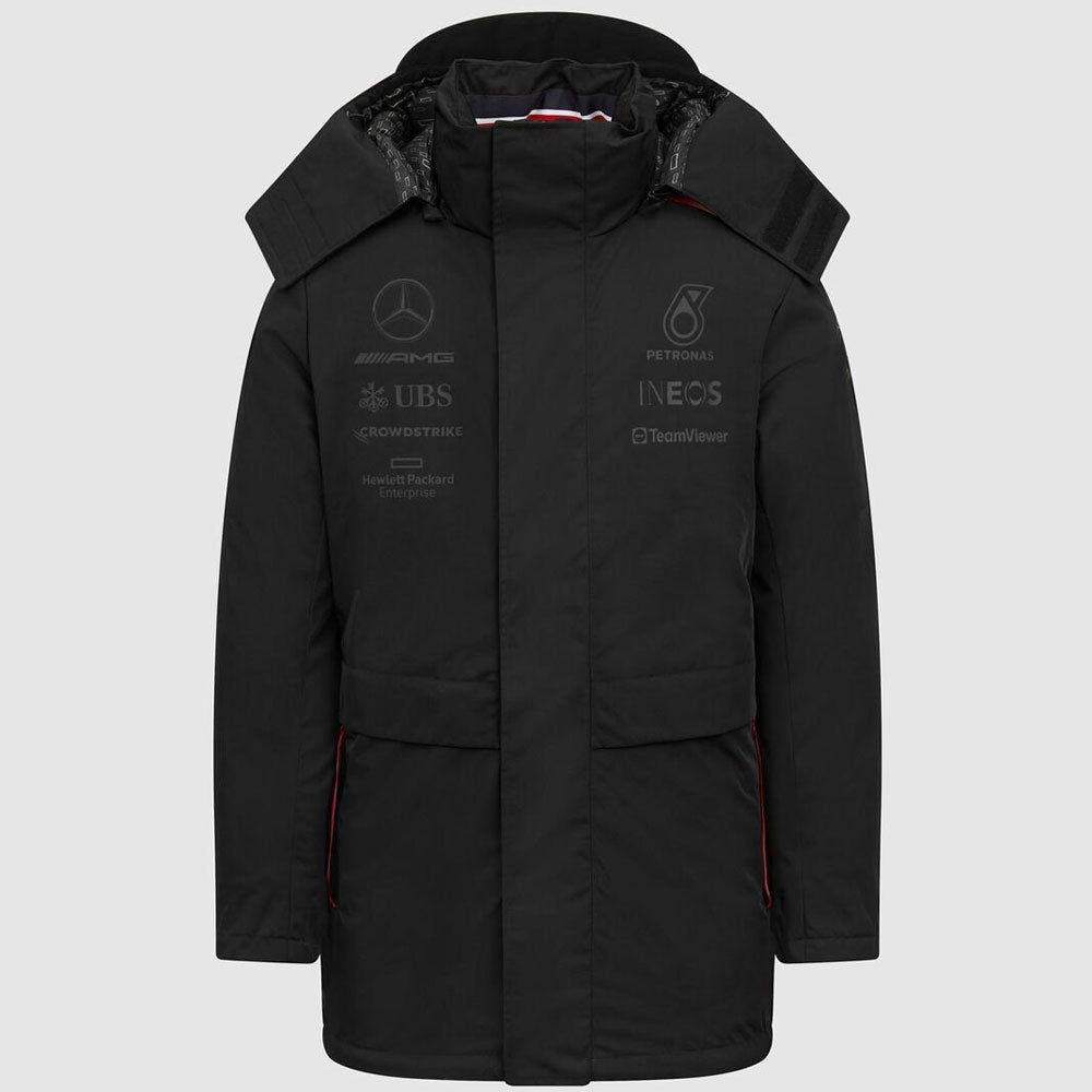 Mercedes AMG Petronas F1 Team Black Winter Coat – Pitwalk