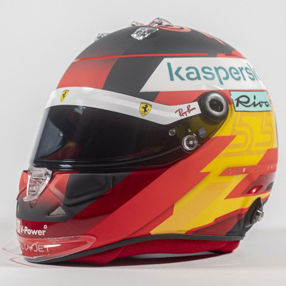 Carlos Sainz 1:1 Scale Scuderia Ferrari Formula 1 Schuberth SF3 ABP 20 ...
