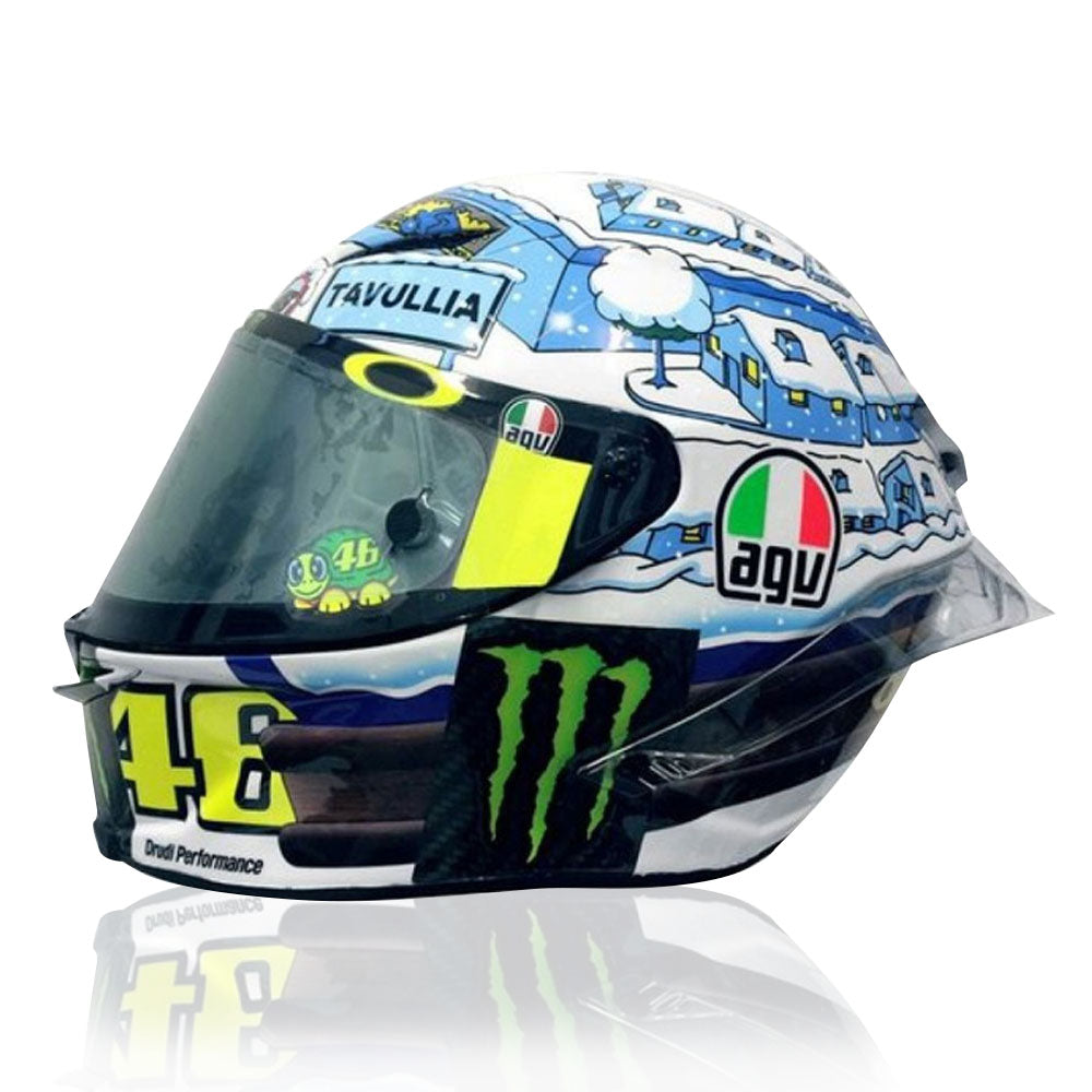 Valentino Rossi VR46 1:5 Scale Moto GP Mini Helmet Test 2017 – Pitwalk