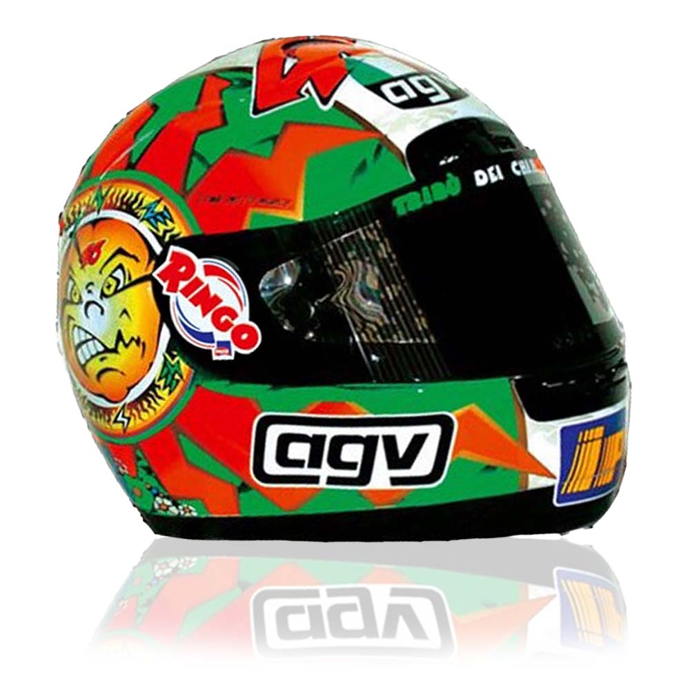 Valentino Rossi VR46 1:5 Scale Moto GP Mini Helmet Imola 1997 – Pitwalk